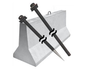 Blue Hat | PIN, CONNECTOR, 28", JERSEY BARRIER