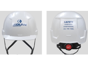 Blue Hat | SAFETY HELMET, JE DUNN WHITE, MW1301 TYPE 2, CLASS E