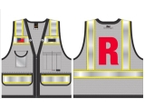 Blue Hat | VEST-SAFETY-RIGGER-GRAY-S-M